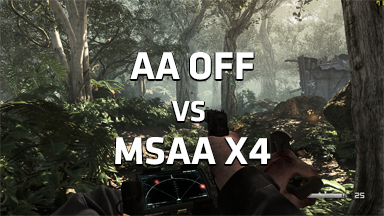 Anti-aliasing techniques comparison