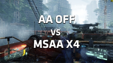 Anti-aliasing techniques comparison