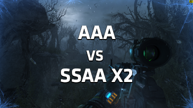 Anti-aliasing techniques comparison