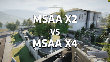 Anti-aliasing techniques comparison