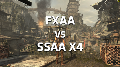 Anti-aliasing techniques comparison