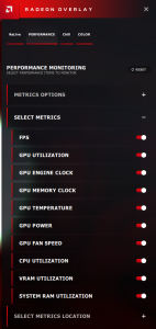 Adrenalin: Radeon Overlay & Performance Monitoring